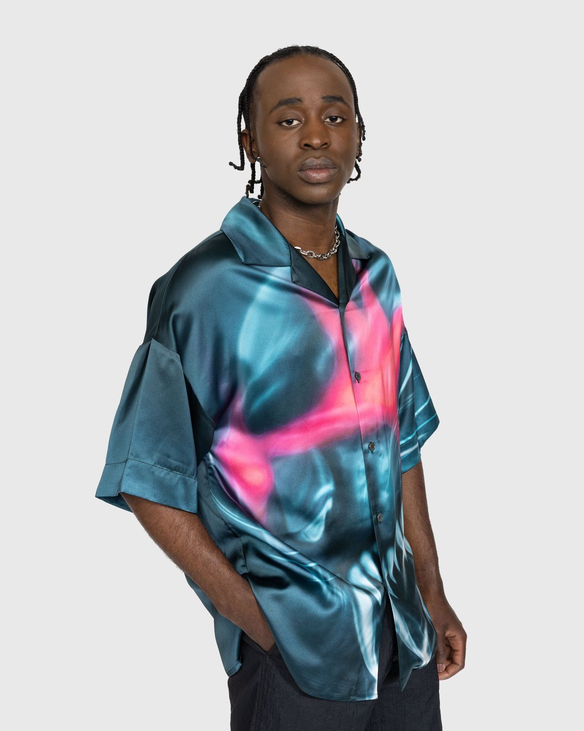 Gerrit Jacob – Satin Shirt Multi | Highsnobiety Shop