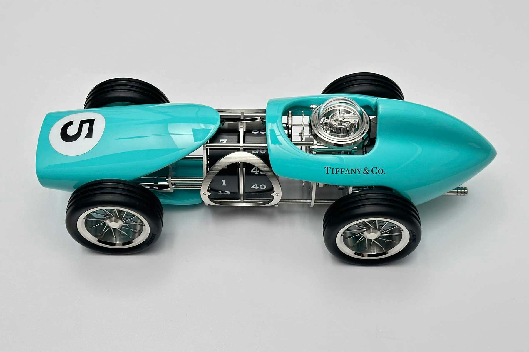 Tiffany & Co.'s $40k Racecar Clock Makes Time for Speed