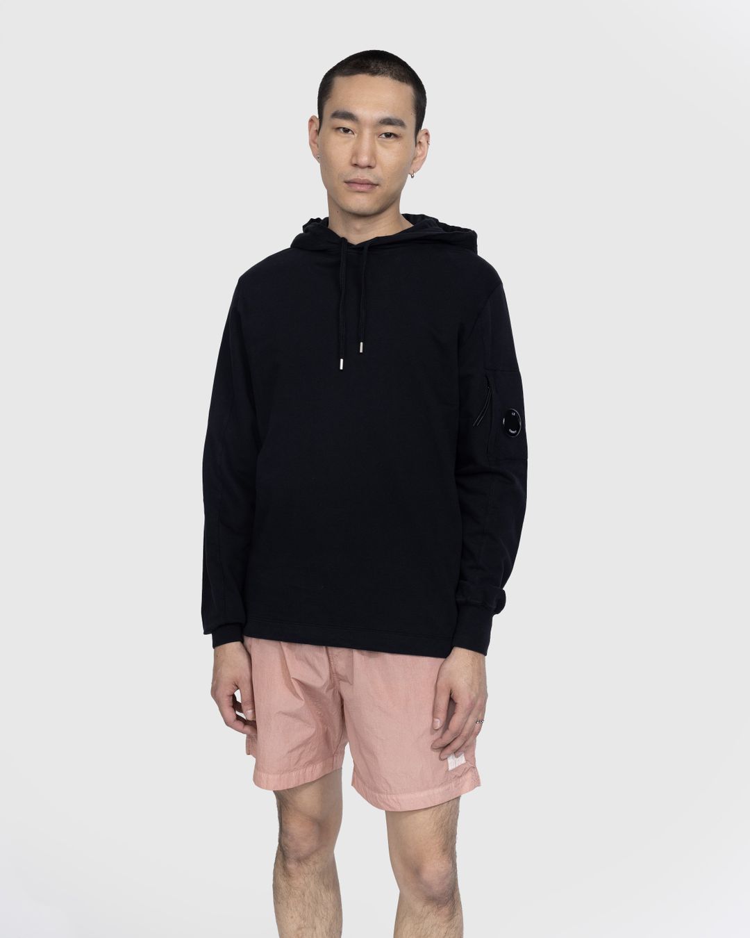 C.P. Company – Light Fleece Hoodie Black | Highsnobiety Shop
