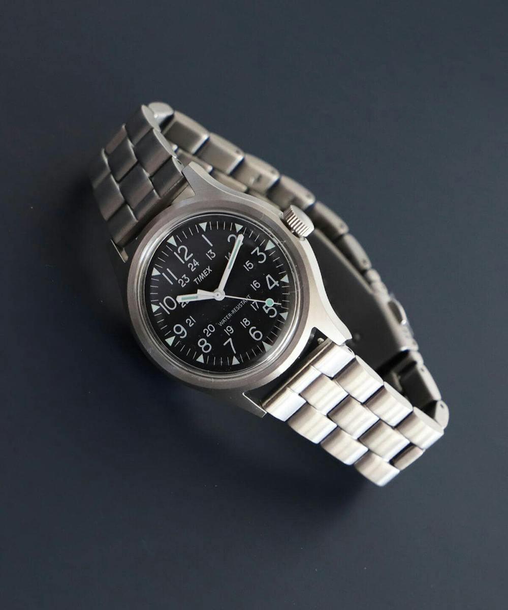 BEAMS x Timex Camper Stainless Steel Watch Collab