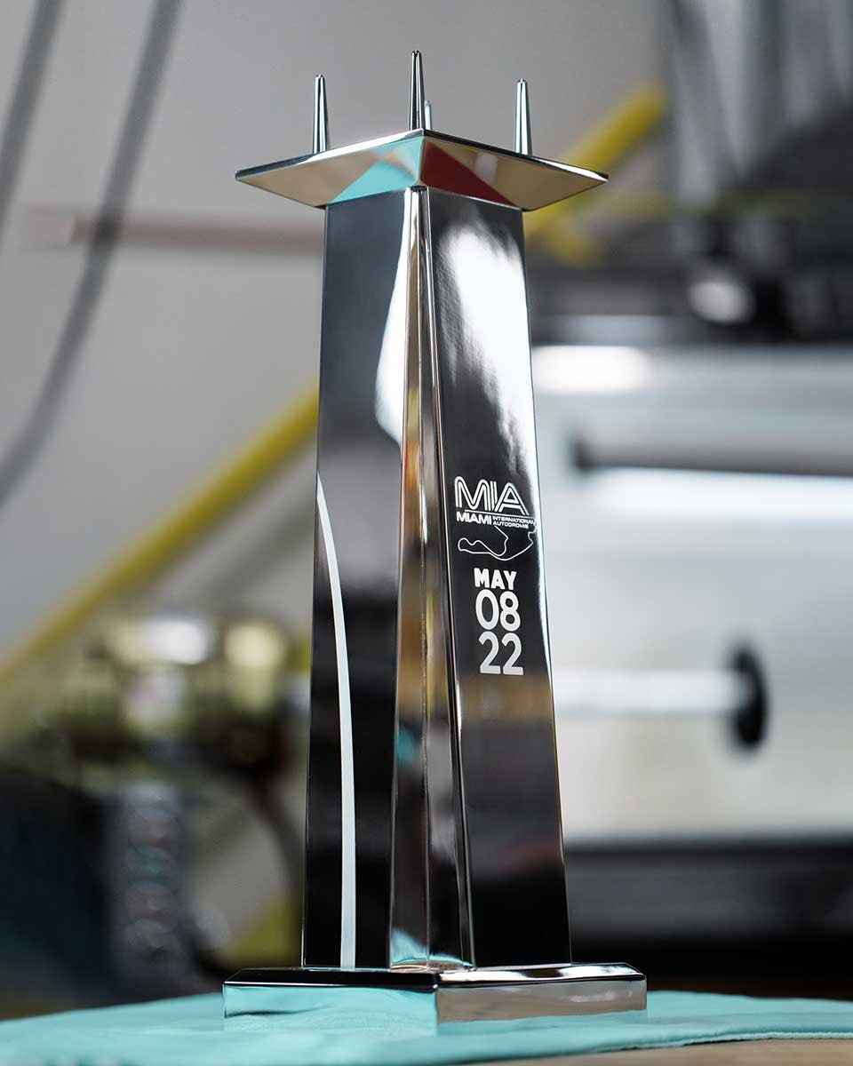 Tiffany & Co. Formula 1 Miami Grand Prix Trophy Details