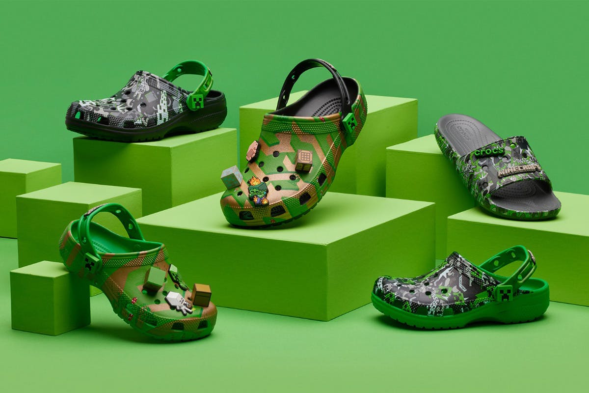 Crocs Enters Minecraft With a Collection of Clogs & Slides