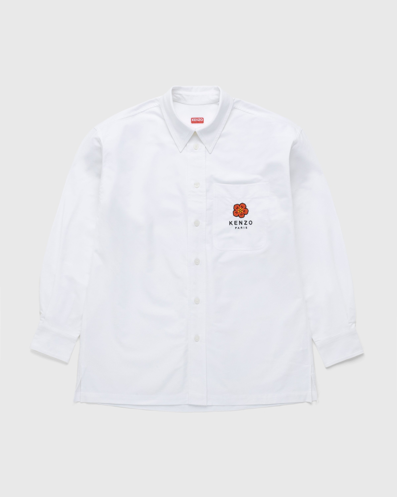 Kenzo – Boke Flower Crest Overshirt White | Highsnobiety Shop