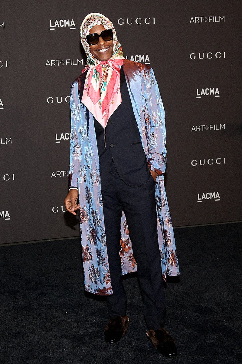 A$AP Rocky's Red Carpet Looks Have Come A Long Way