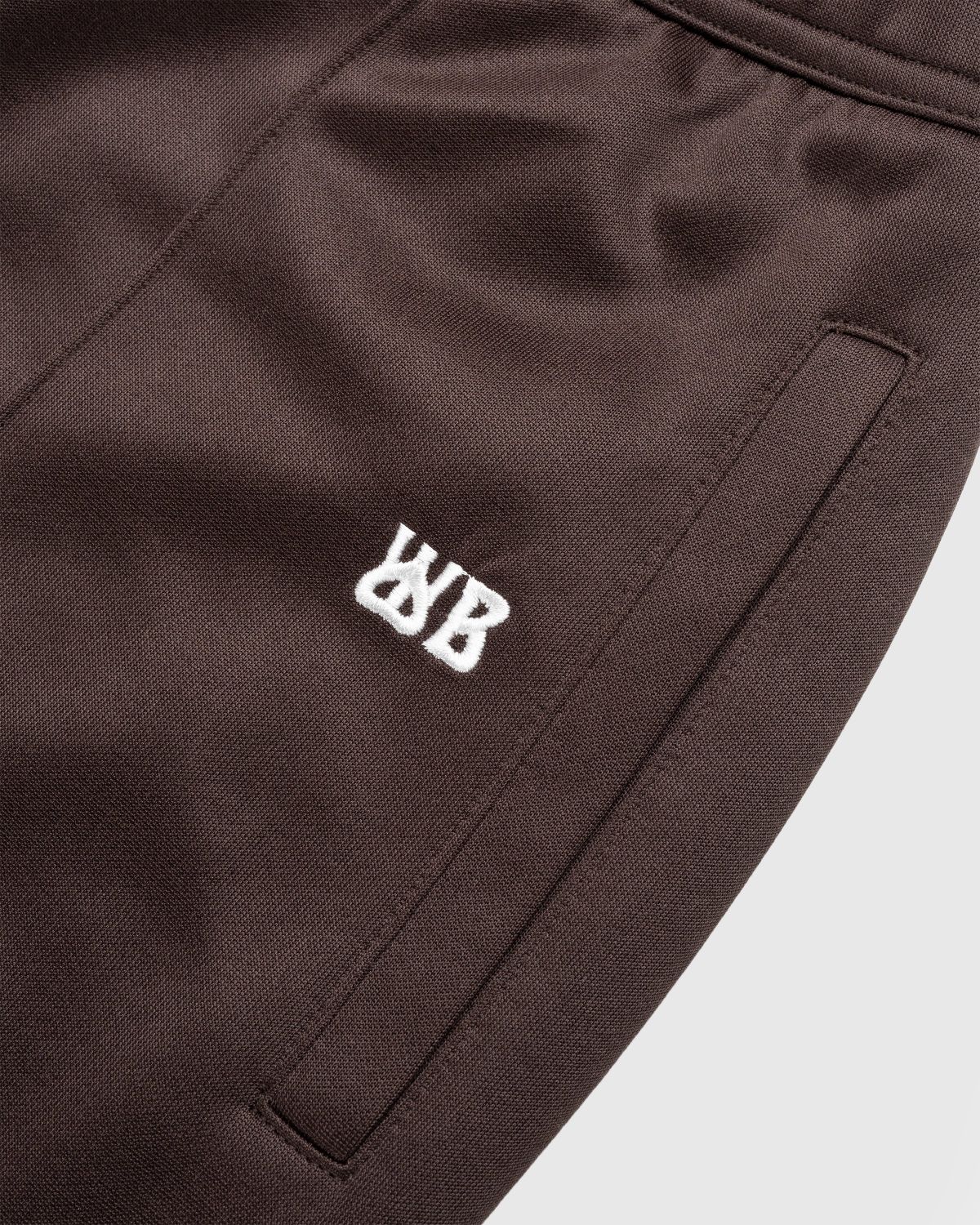 Wales Bonner – Kola Trackpants Brown/Ivory | Highsnobiety Shop