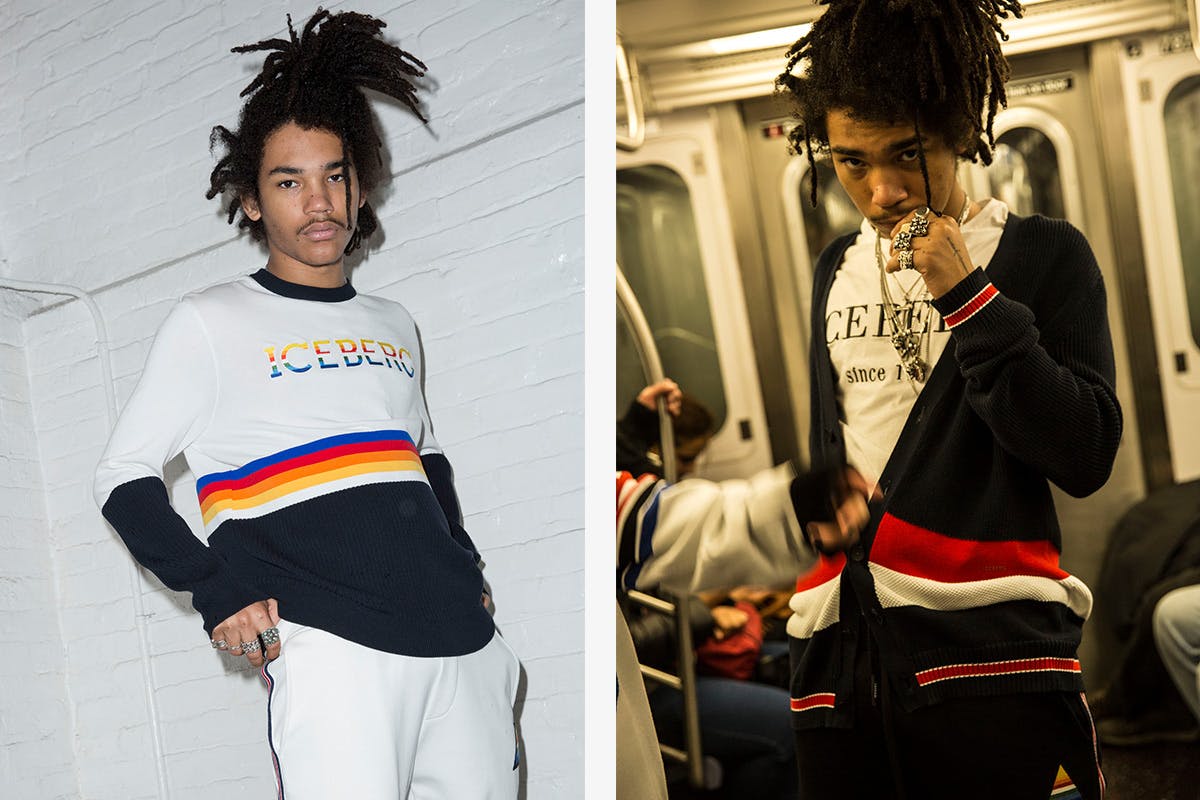 Iceberg SS17 Campaign Stars Sarah Snyder and Luka Sabbat