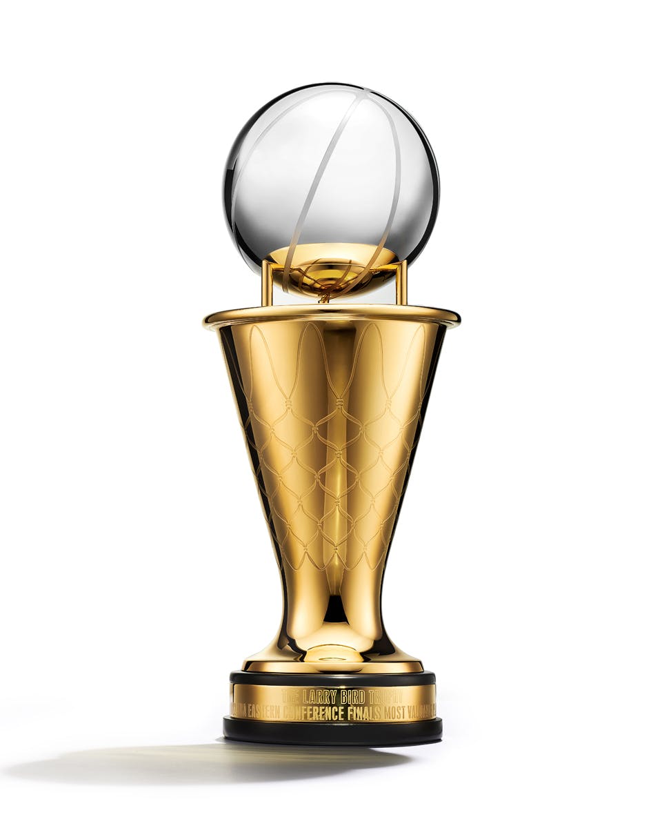 Tiffany & Co.'s NBA Trophy Redesigns, Magic Johnson & Larry Bird