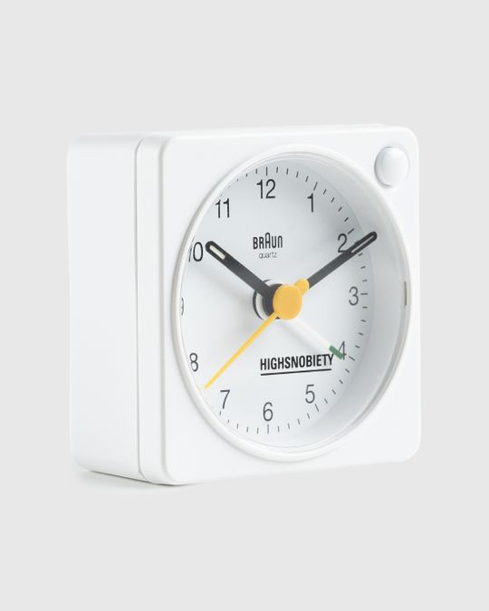 BRAUN x Highsnobiety – BC02X Classic Analogue Alarm Clock White ...