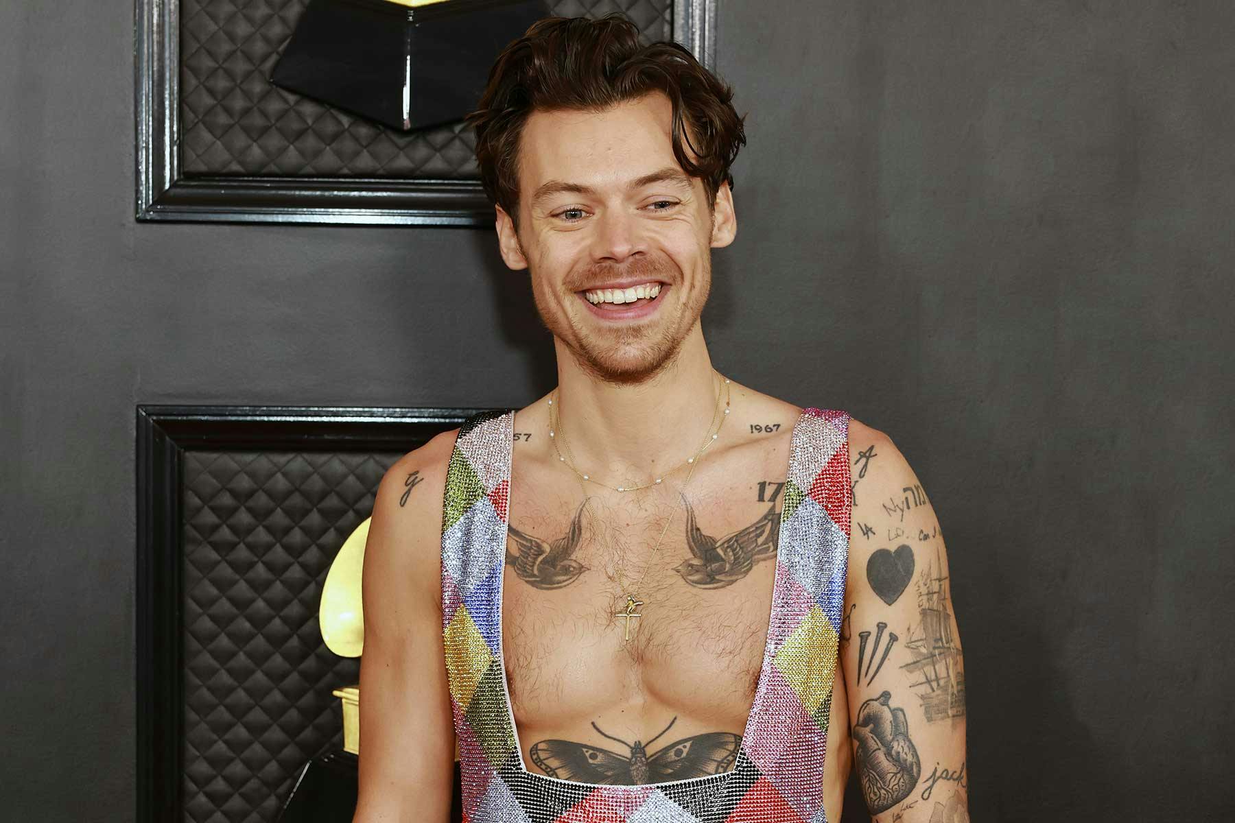 Harry Styles' Grammys EGONLAB x Swarovski Jumpsuit