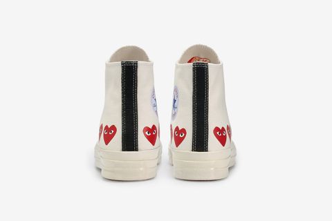 CdG PLAY x Converse Chuck Taylor All Star 70 "Multi Heart": Where to Cop