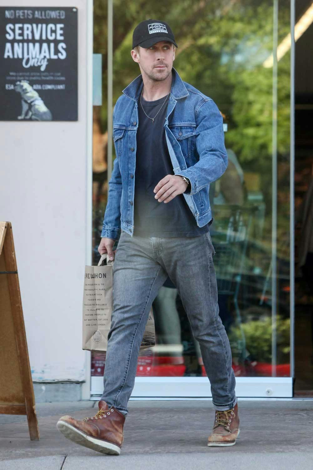 Ryan Gosling Goes Full Denim in 100°F Erewhon Market Outfit
