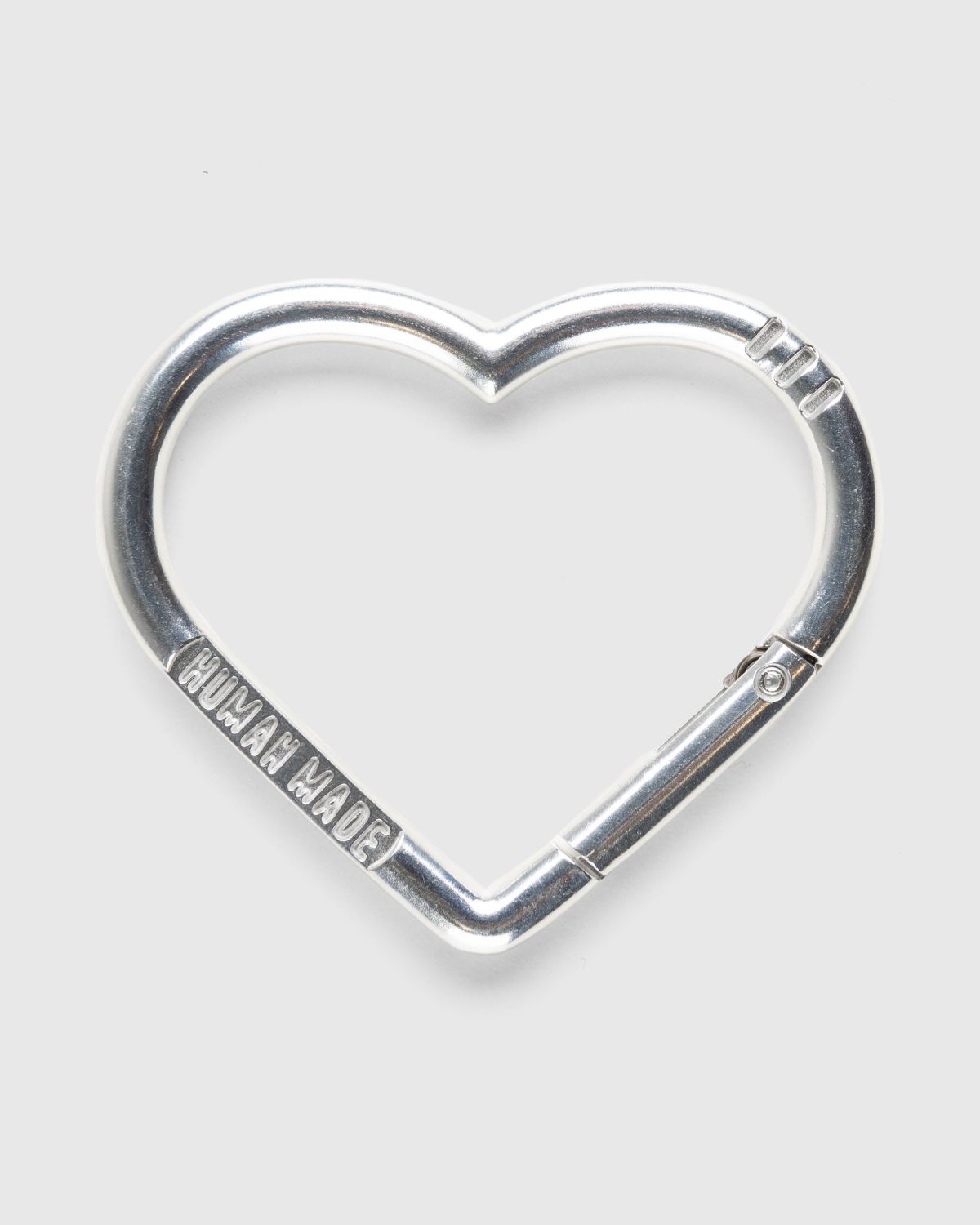 Human Made – Heart Carabiner Silver | Highsnobiety Shop
