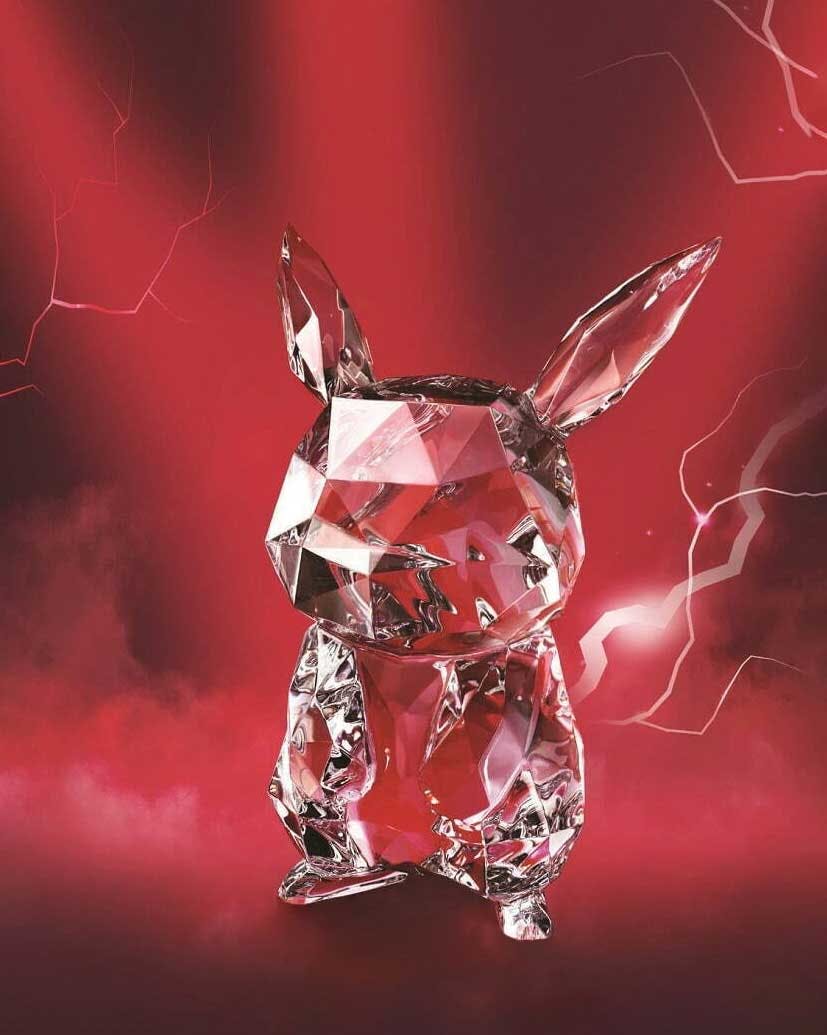Pokémon x fragment design x Baccarat $27k Glass Pikachu