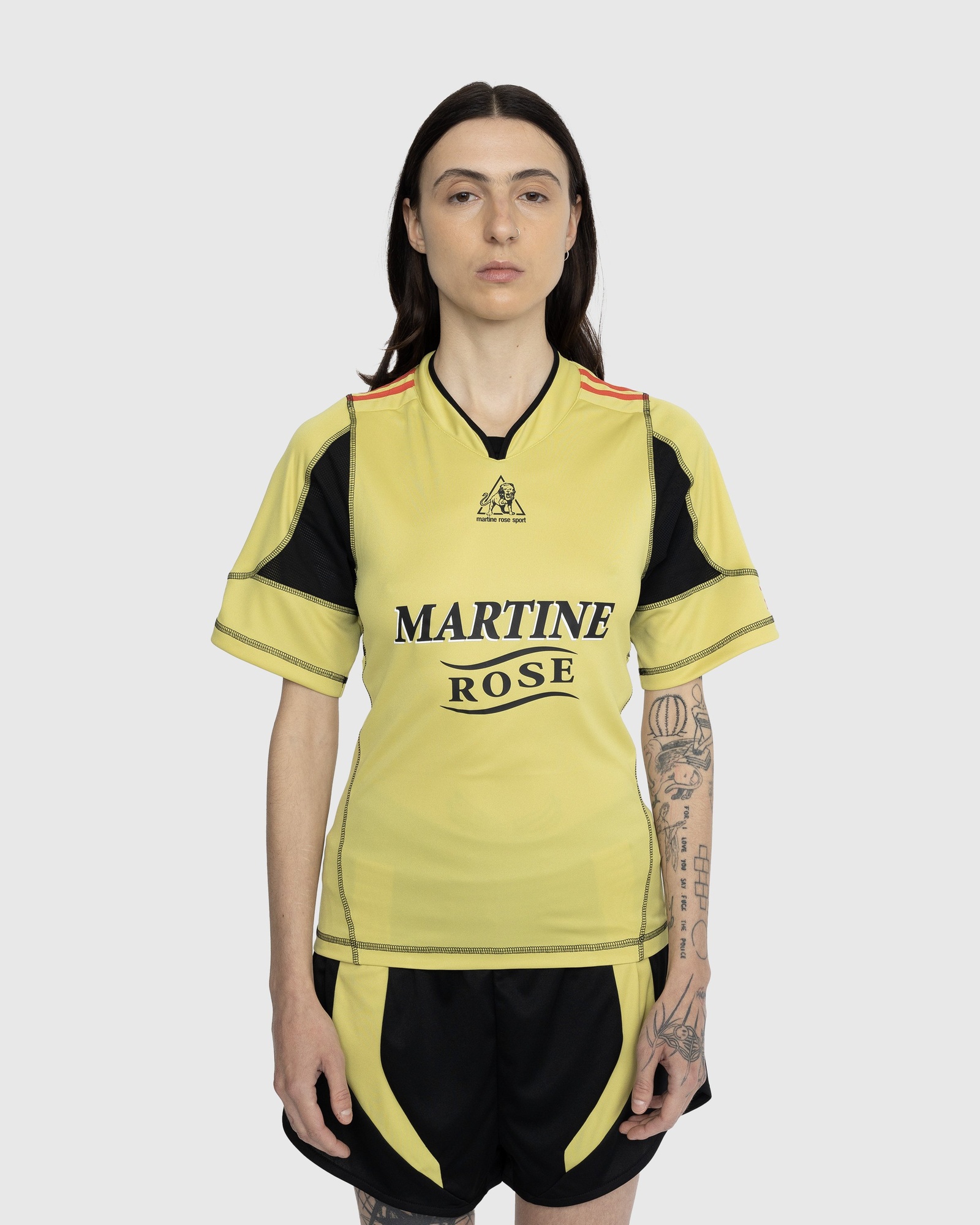Martine Rose – Shrunken Football Top Yellow | Highsnobiety Shop