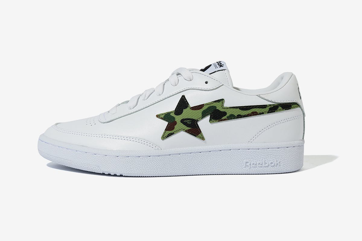 BAPE x Reebok Club C: Official Images & Release Info
