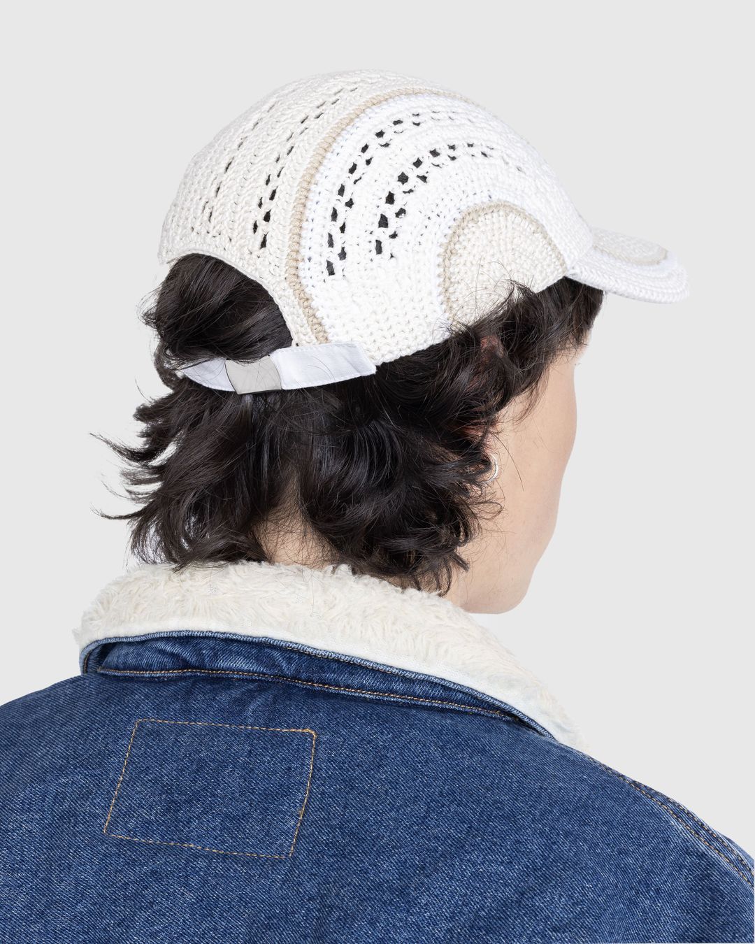 SSU – Crochet Baseball Cap Angel Ivory | Highsnobiety Shop