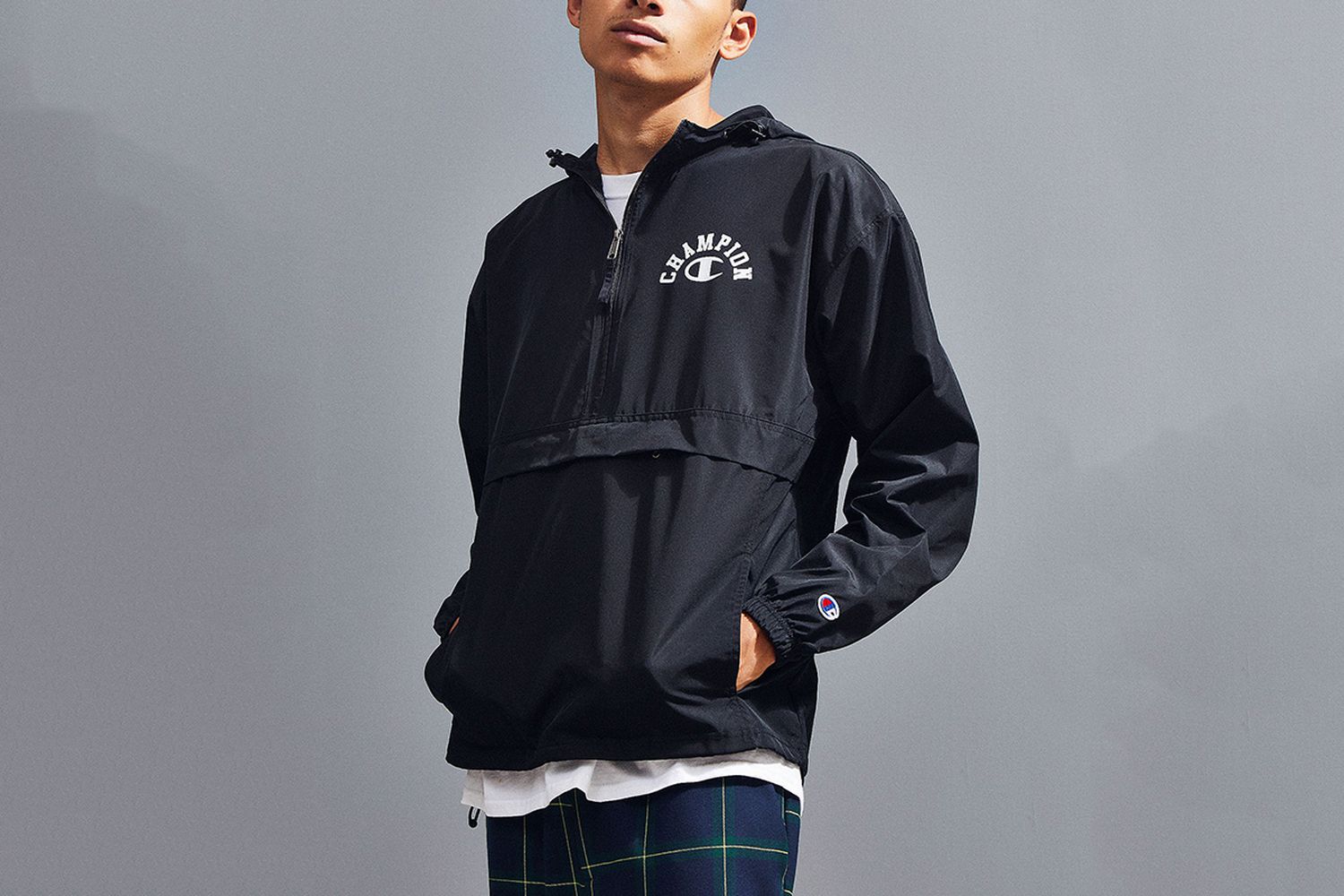 Champion & Urban Outfitters Drops A Fire Logo Anorak