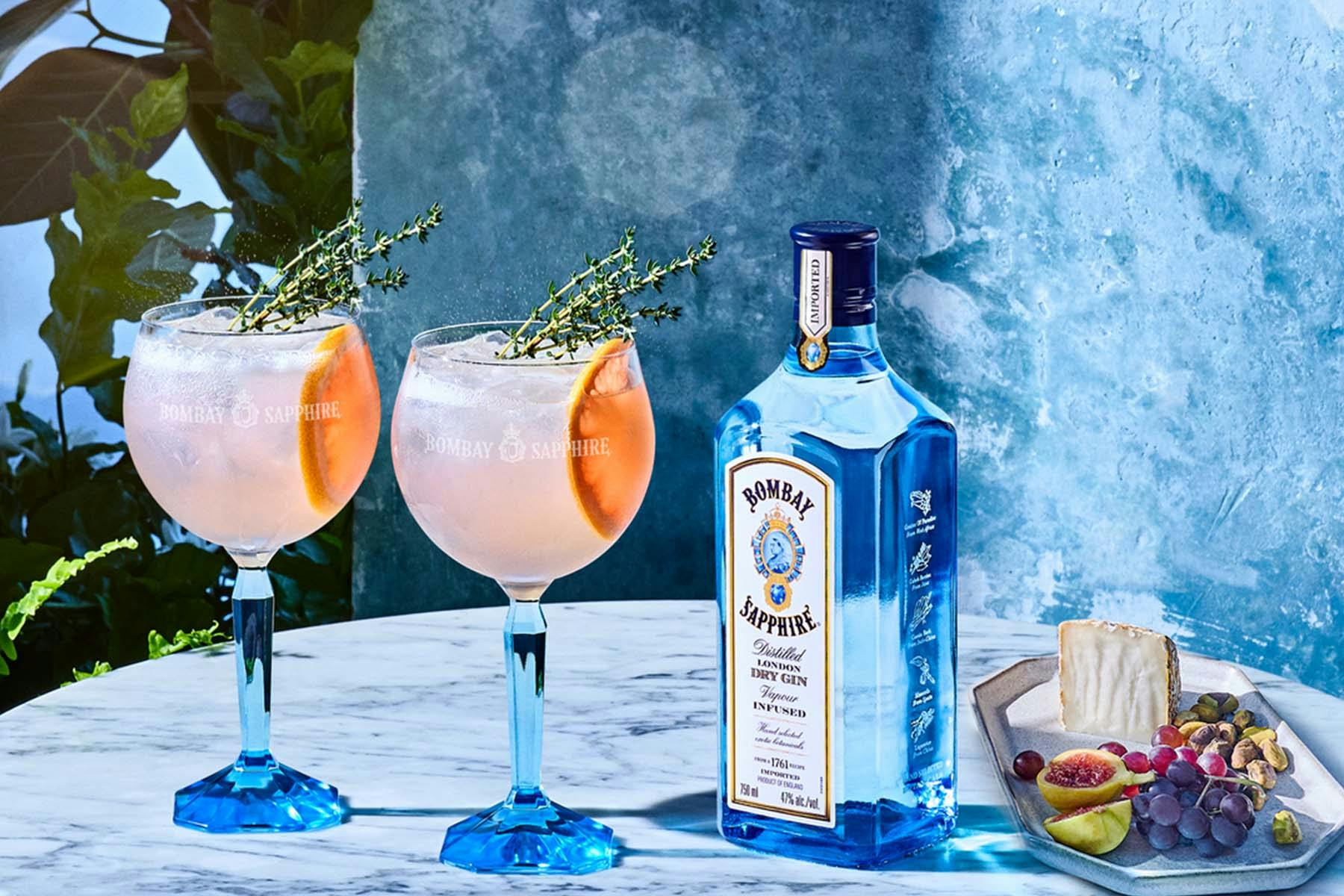 Behind the Bottle of Bombay Sapphire