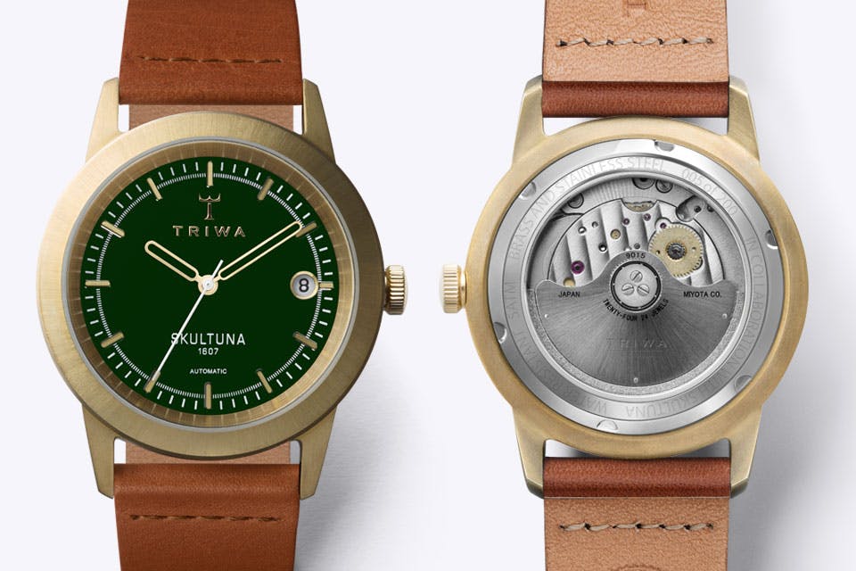 TRIWA & Skultuna Limited Edition Brass Watches | Highsnobiety