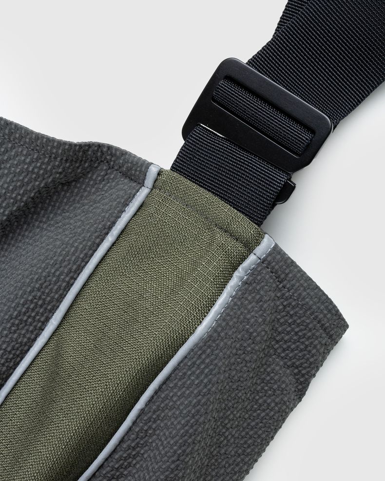 Affix – Panel Bag Grey Seersucker | Highsnobiety Shop