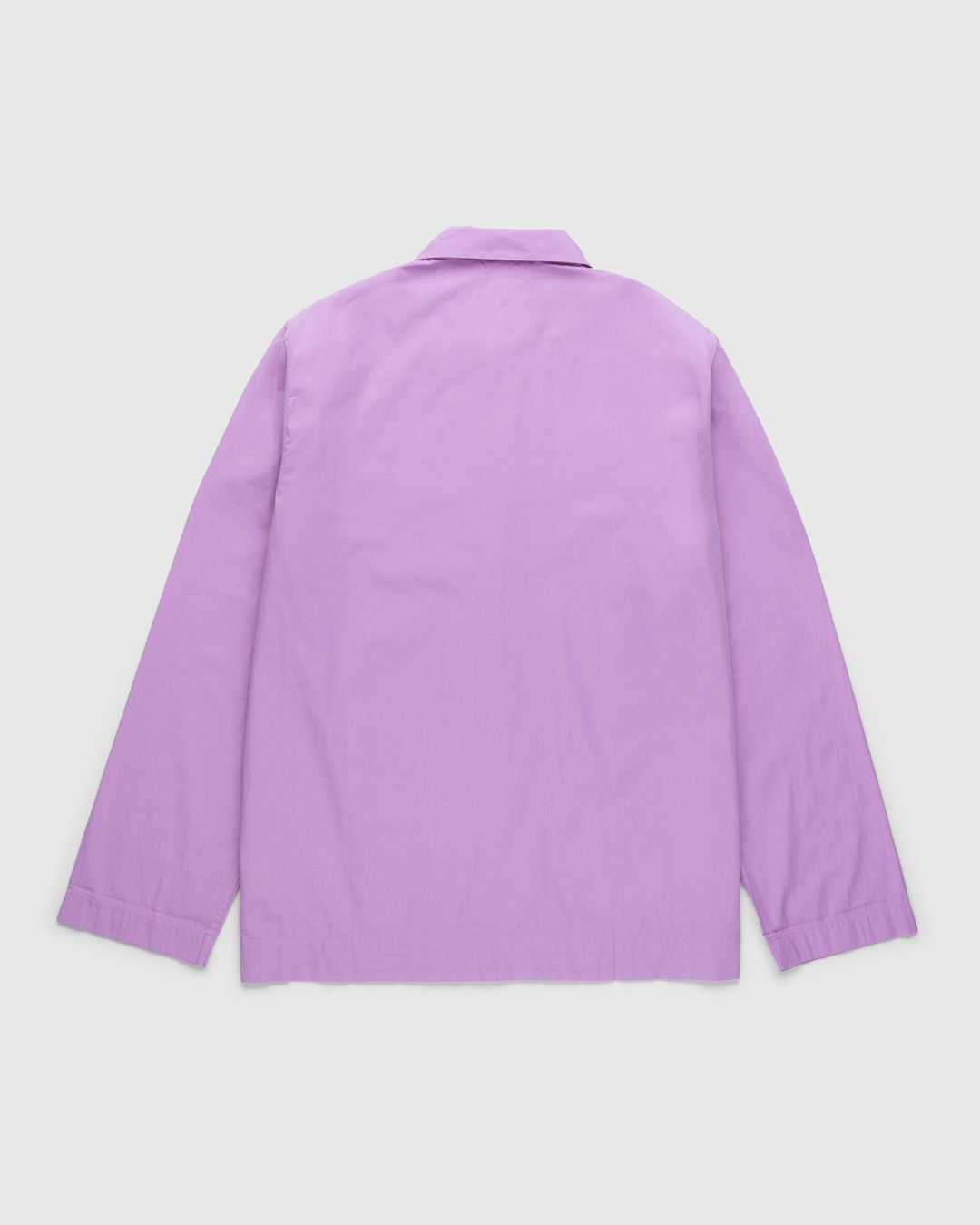 Tekla – Cotton Poplin Pyjamas Shirt Purple Pink | Highsnobiety Shop