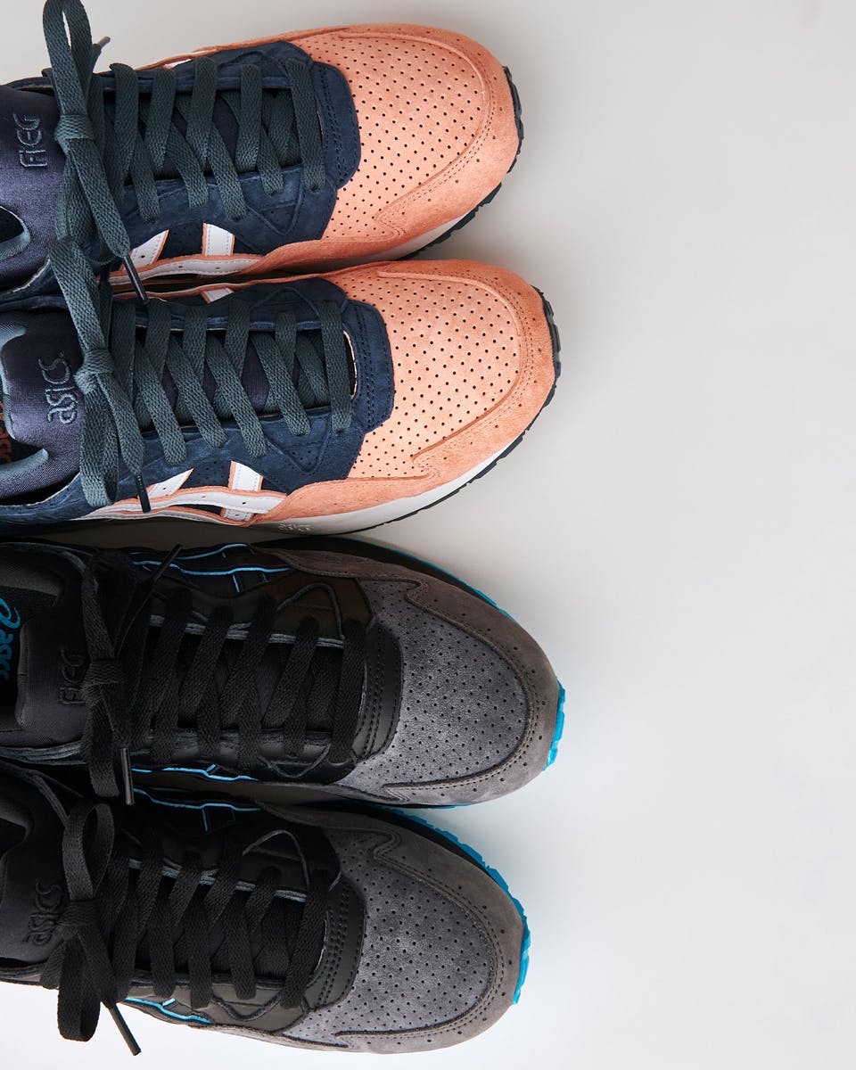 KITH x ASICS GEL-LYTE V "Salmon Toe" & "Leatherback" Release Date