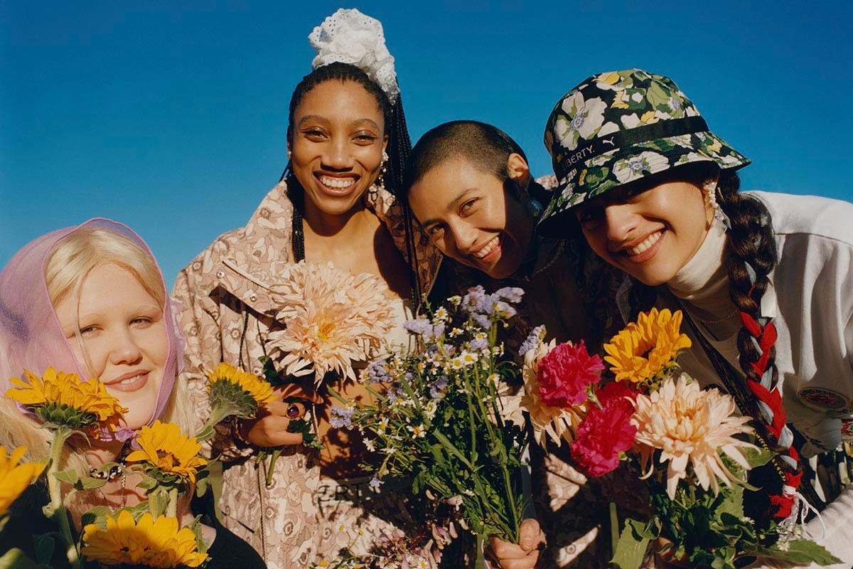 PUMA and Liberty Launch a Floral-Heavy SS22 Collection