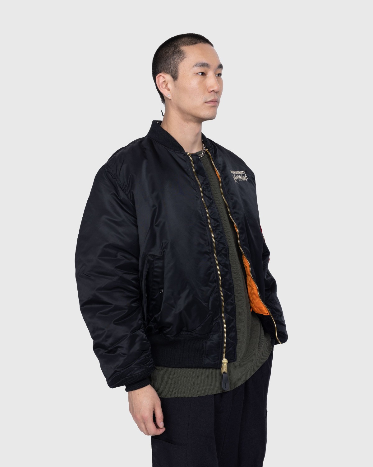 École Kourtrajmé x Highsnobiety – Alpha Industries MA-1 Bomber Jacket | Highsnobiety Shop