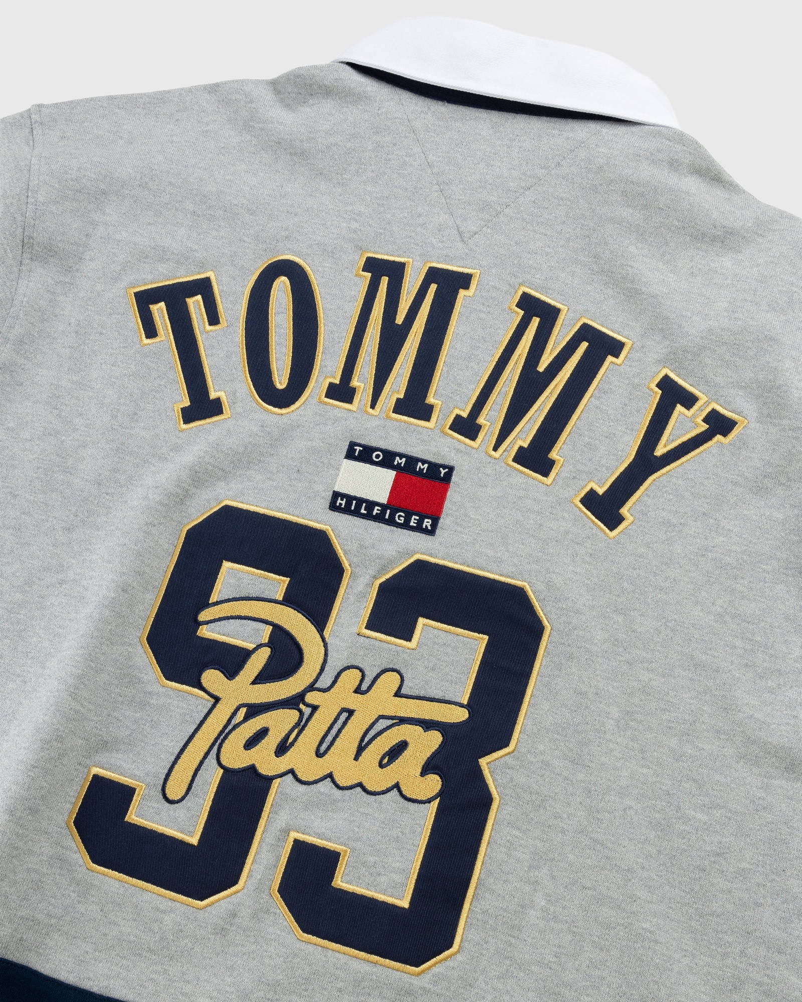 Patta x Tommy Hilfiger – Rugby Shirt Mid Grey Heather | Highsnobiety Shop