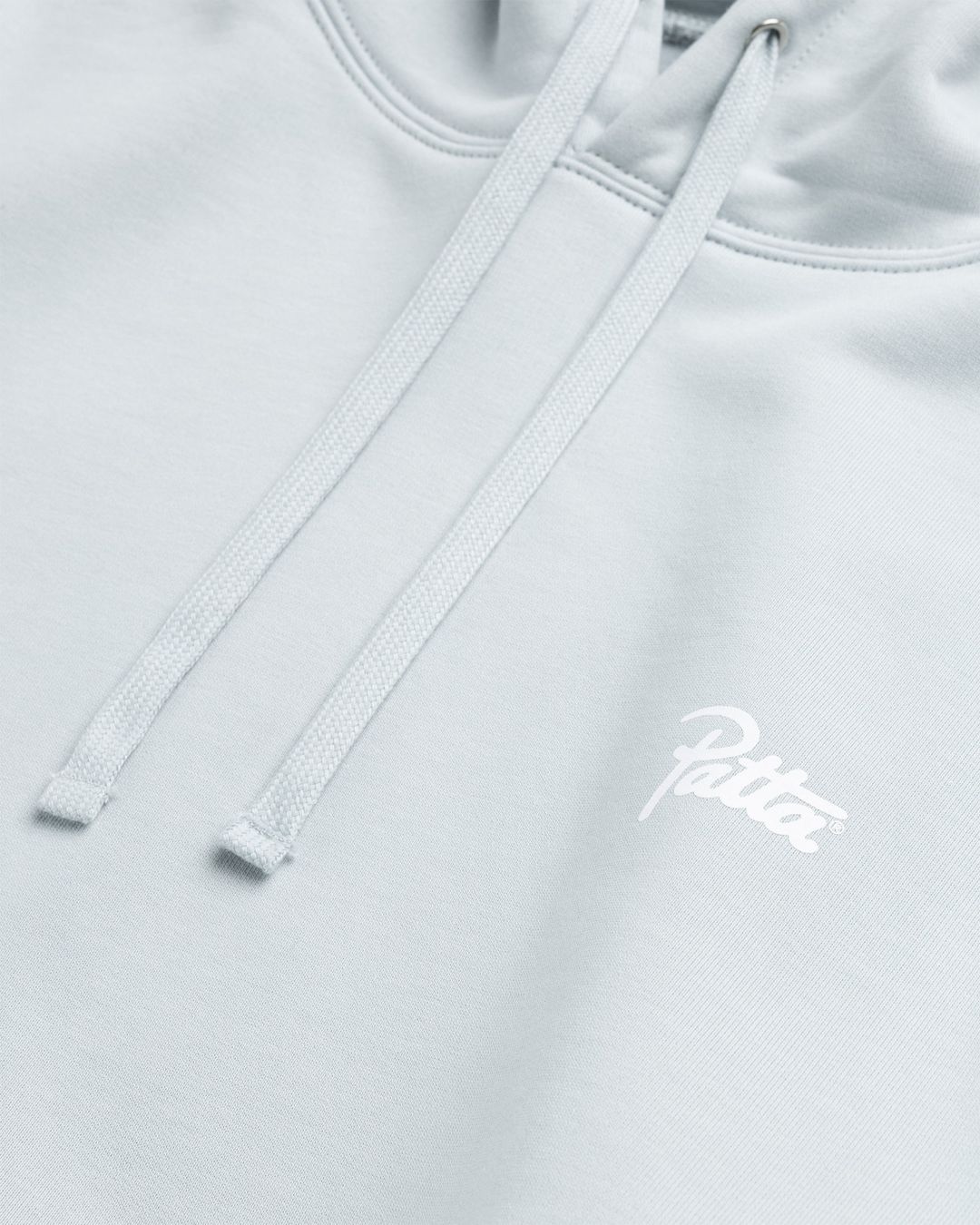 Patta – Basic Hooded Sweater Pearl Blue | Highsnobiety Shop
