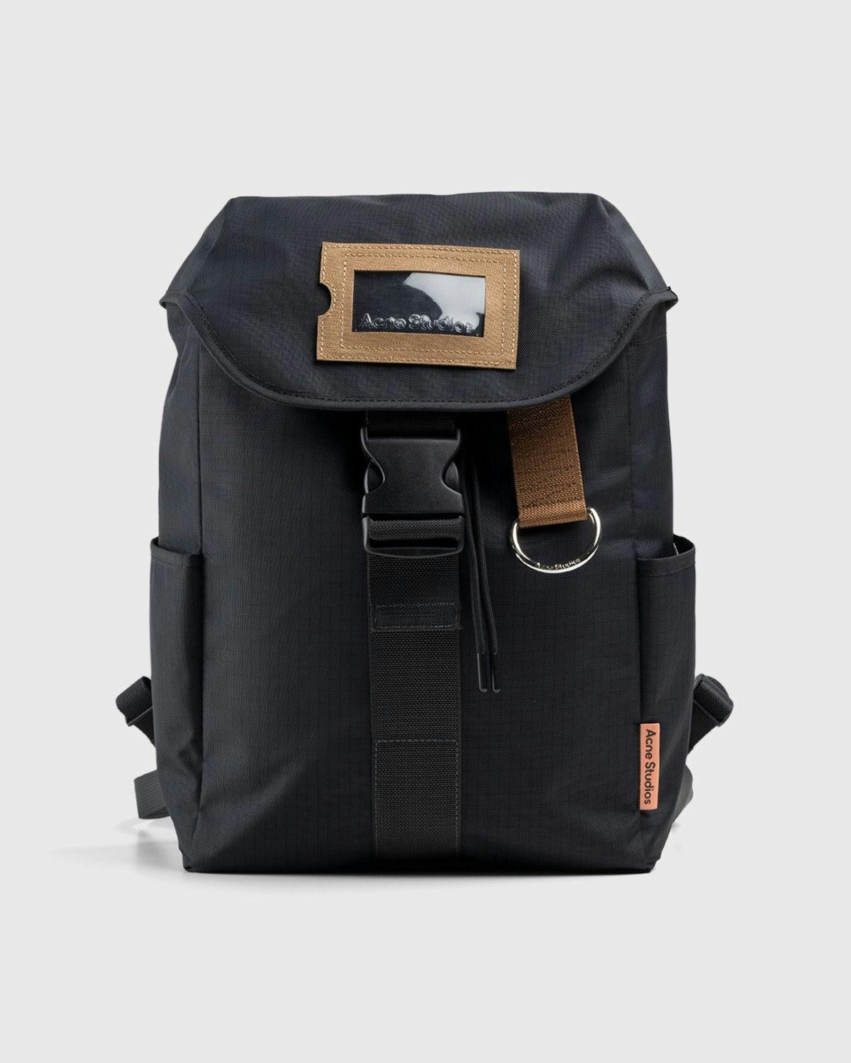 Acne Studios – Ripstop Nylon Backpack Black | Highsnobiety Shop