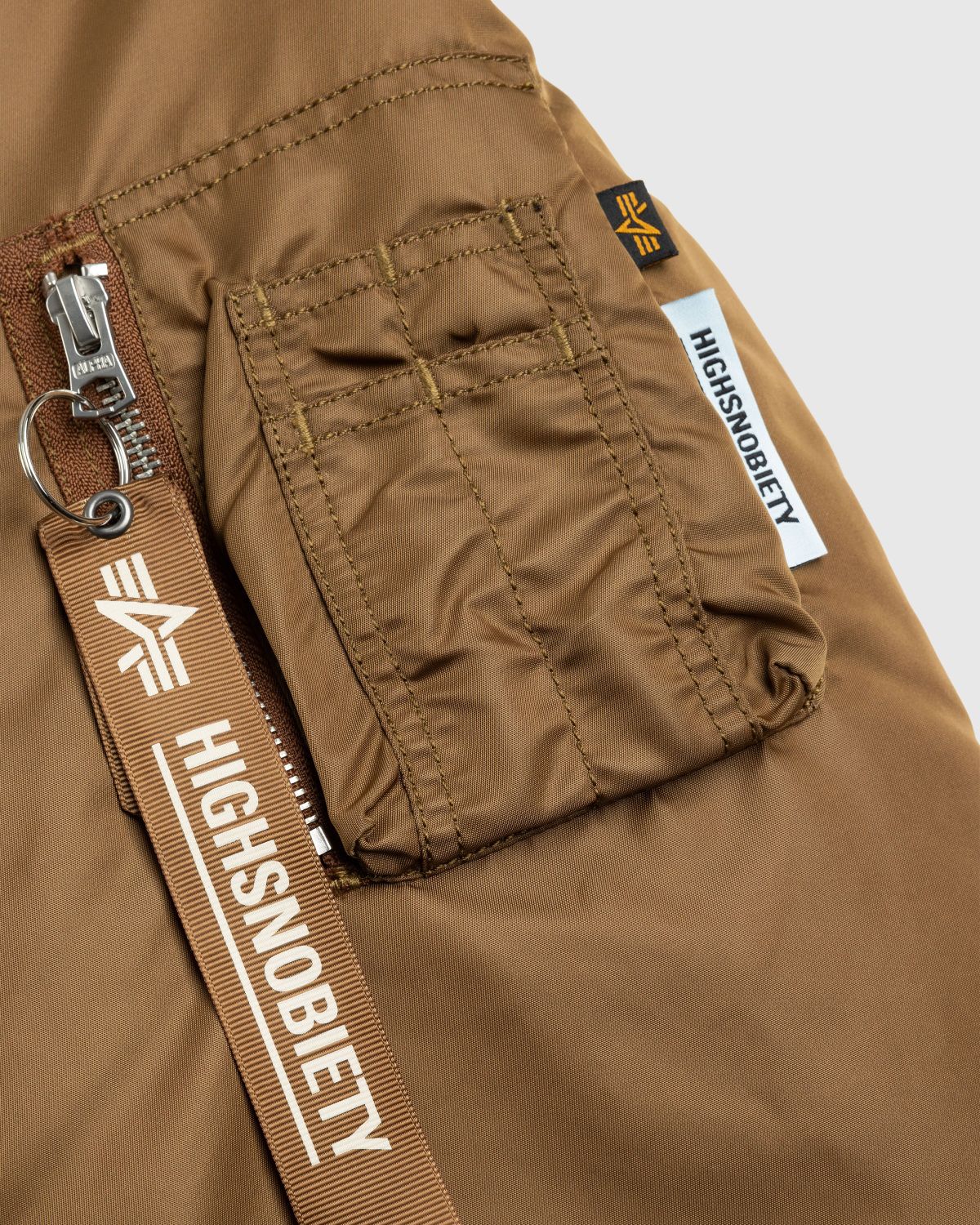 Alpha Industries x Highsnobiety – MA-1 Bomber Brown | Highsnobiety Shop