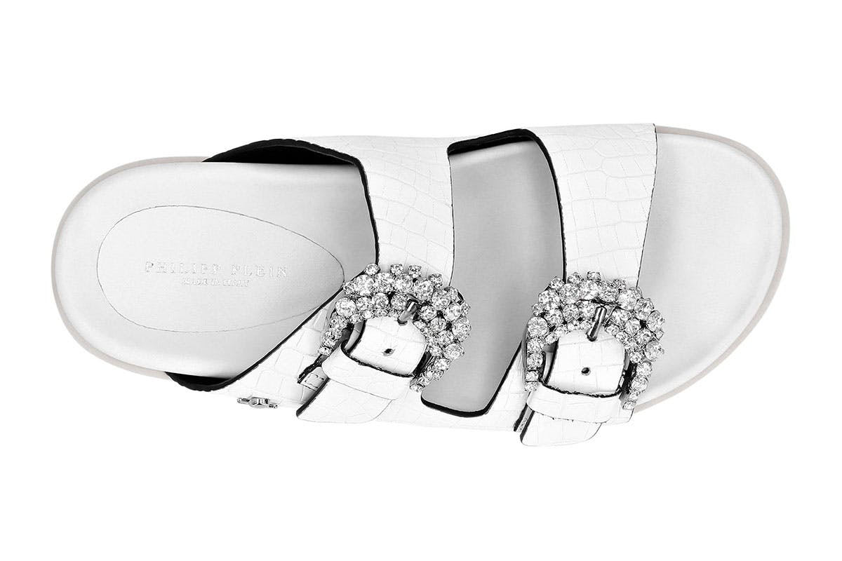 Philipp Plein's Slides Imitates Birkenstock's Arizona Sandals