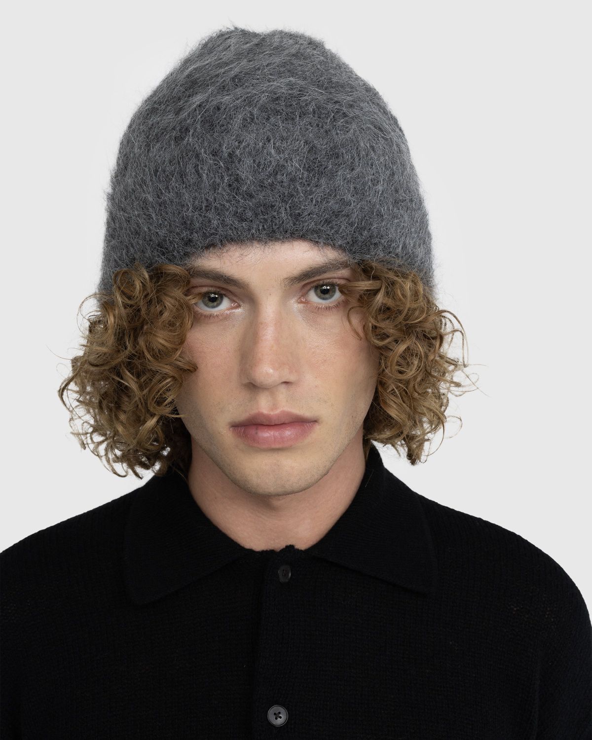 Séfr – Fuzzy Beanie Charcoal Alpaca | Highsnobiety Shop