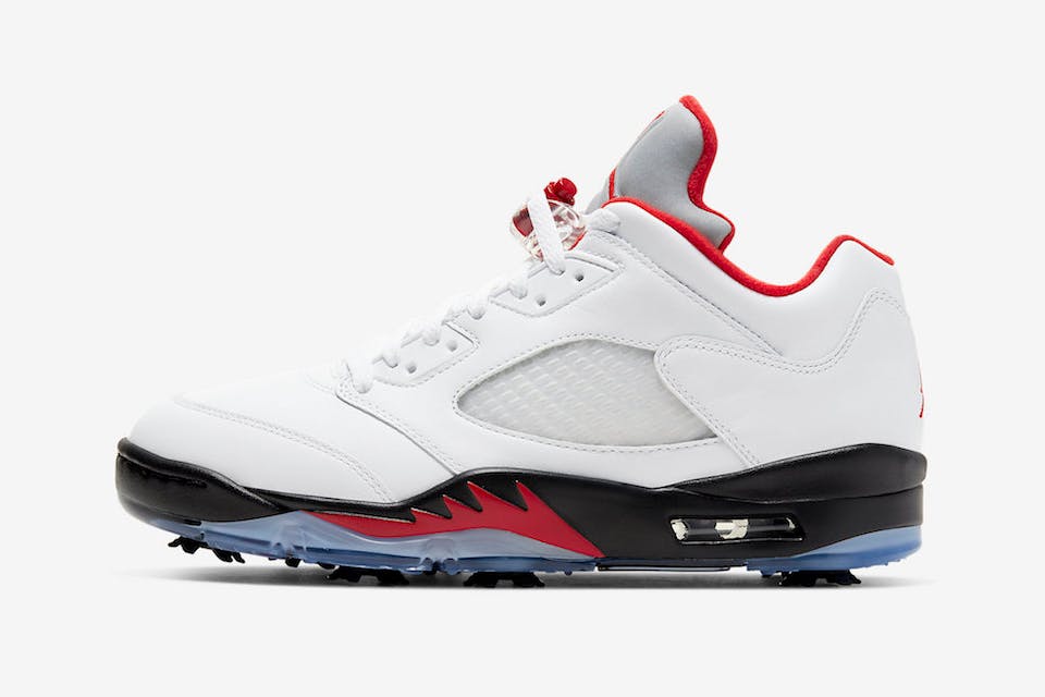 Air Jordan 5 Low Golf "Fire Red": Official Release Info & Images