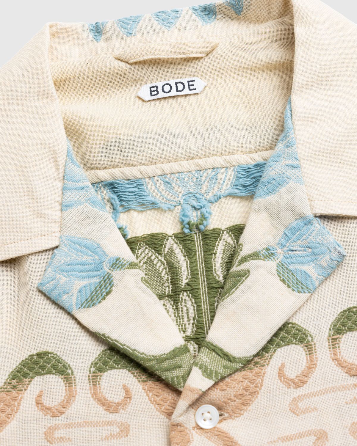 Bode – Tulipa Short-Sleeve Shirt Multi | Highsnobiety Shop