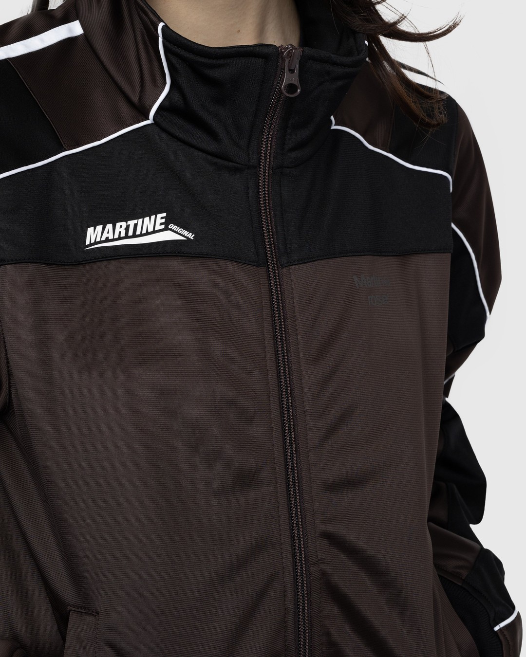 Martine Rose – Shrunken Track Jacket Brown | Highsnobiety Shop