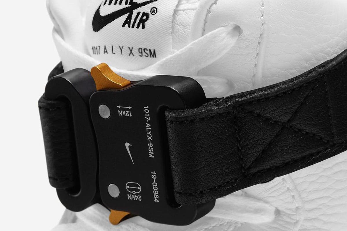 1017 ALYX 9SM x Nike Air Force 1 High "White": Official Drop Info