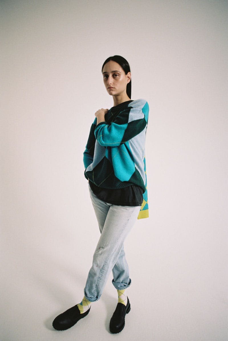 Pringle of Scotland Relaunches Its Iconic Argyle Pattern from the ’80s